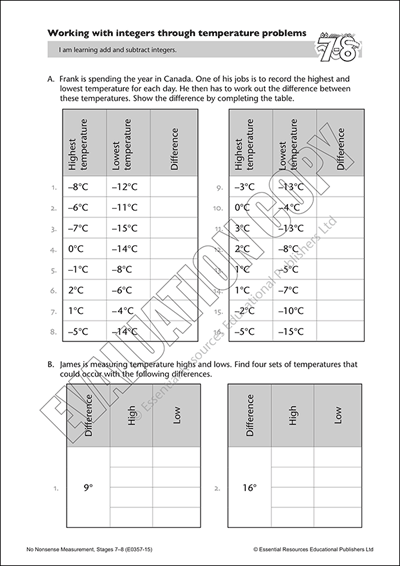 iUgo | Work with integers through temperature problems by Jackie ...