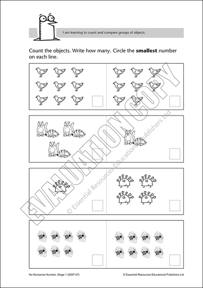 iUgo | Count and compare groups of objects less than 10